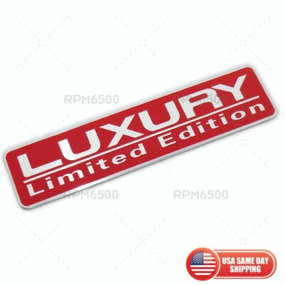 3D Luxury Limited Edition Car Aluminum Logo Badge Decal Sticker Emblem ...