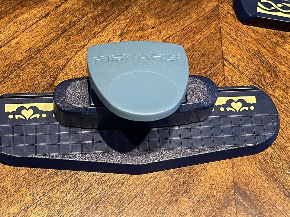 5 FISKARS 3 We R Border Edge Paper Punches Scrapbooking Cards 1 Ribbon ...