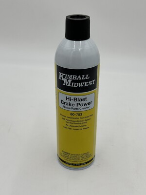 Brake Parts Cleaner Hi Blast Brake Power 80753 Kimball Midwest 12.5 oz ...