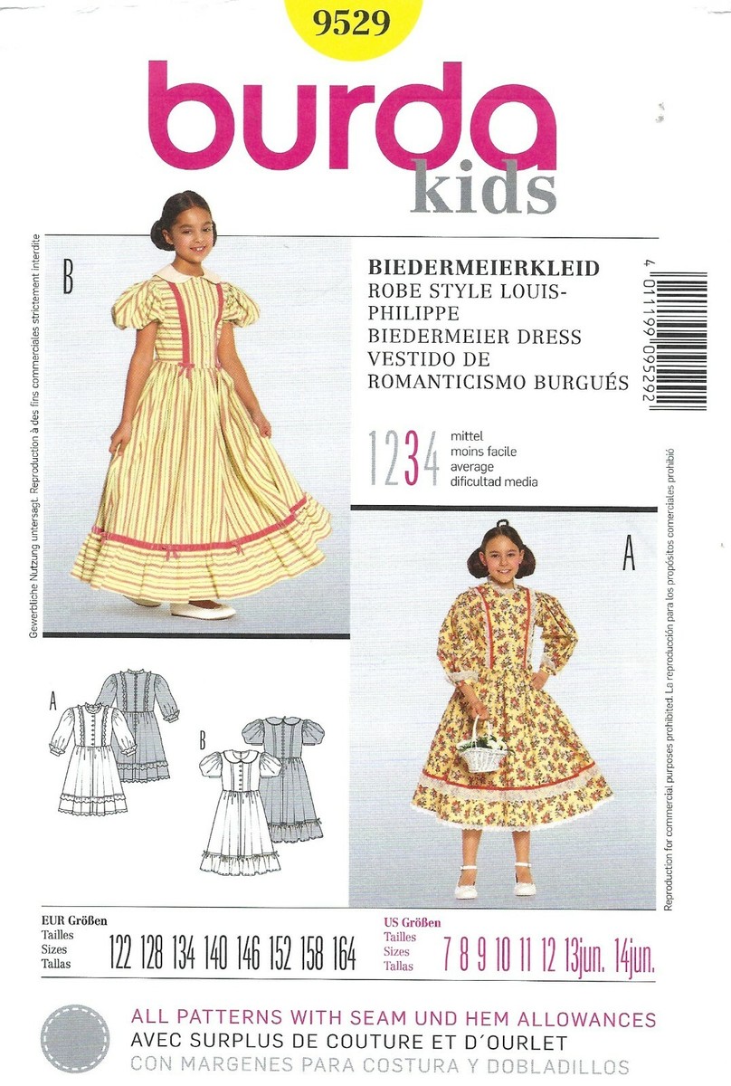 Vintage Clothing Patterns 1800s