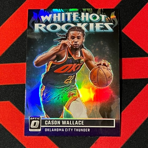 Carson Wallace 2023-24 Donruss Optic White Hot Rookies Purple #3 OKC ...