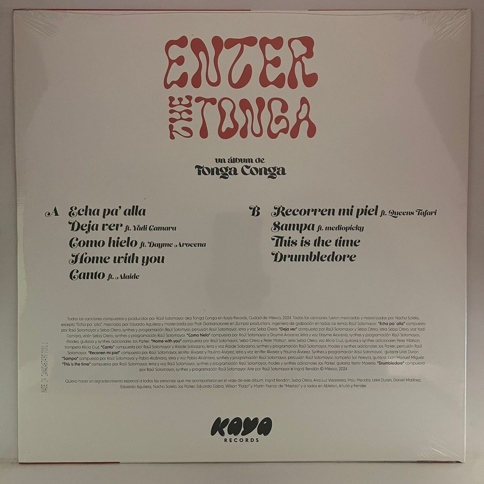RAUL SOTOMAYOR / TONGA CONGA - ENTER THE TONGA - RARE CANADIAN LP ALBUM ...