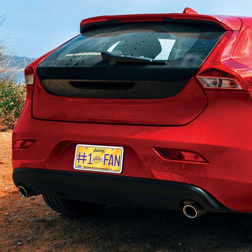 Los Angeles Lakers NBA #1 Fan Metal License Plate Auto Tag | eBay