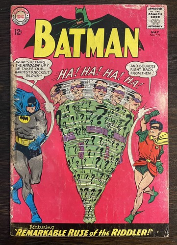 Batman 171 First Silver-Age Appearance Of Riddler!!! Key Issue | eBay