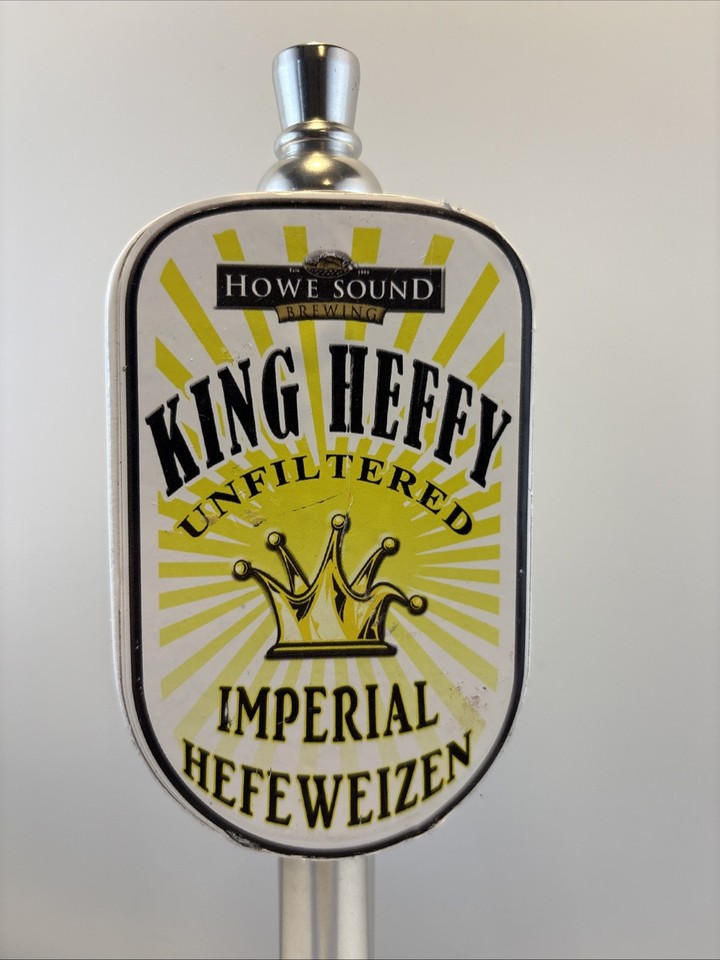 Beer Tap Handle Howe Sound Beer Two Handle King Heffy Imperial ...