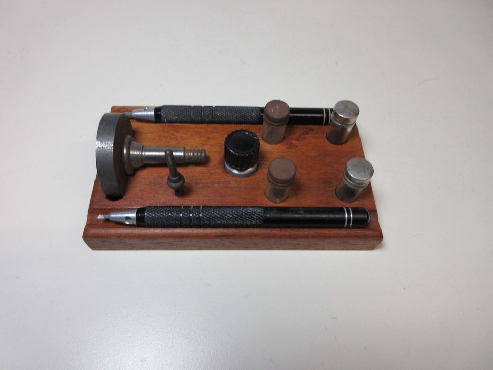 VINTAGE WALLER CARBIDE GRAVER SET WATCHMAKER JEWELER BENCH REPAIR TOOL ...