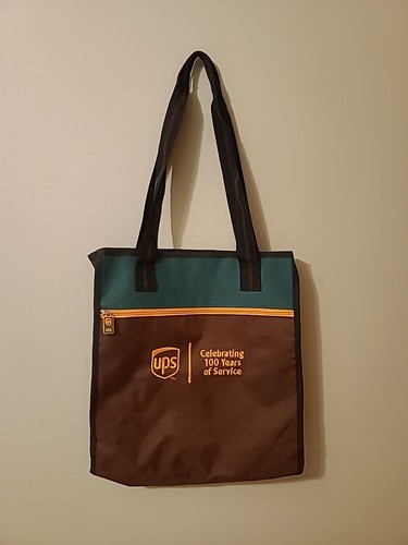 UPS 100 Years Brown/green Duffle Tote Bag 14x15 | eBay