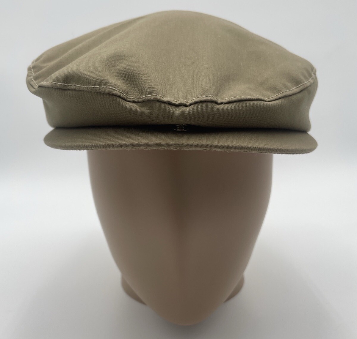STETSON Water Repellant Newsboy Cabbie Hat Medium Olive Tan? Snap Bill ...
