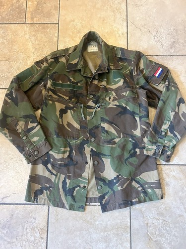 Dutch Military Surplus Camo Field Jacket DPM Uniform Army Shirt | eBay