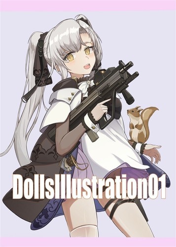 Dolls Illustration 1 Girls Dolls' Frontline Art Book Manah B5/16P ...