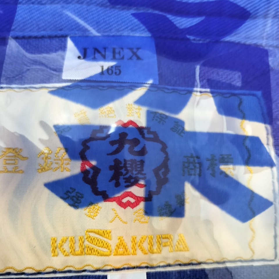 Kusakura Judo gi uniform blue Jacket Top & Pants JNEX IJF model from ...