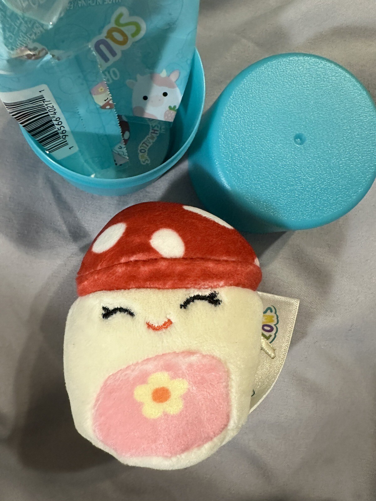 Squishmallow Sakina The Flower Belly Mushroom Micromallow Best of Squad ...