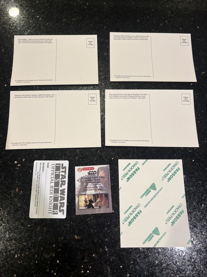 Star Wars Postcards / cards | eBay