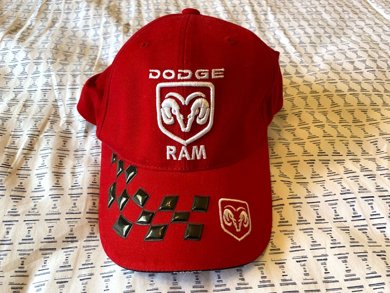 Checkered Flag Sports - Dodge Ram Red Adjustable Hat … - Gem