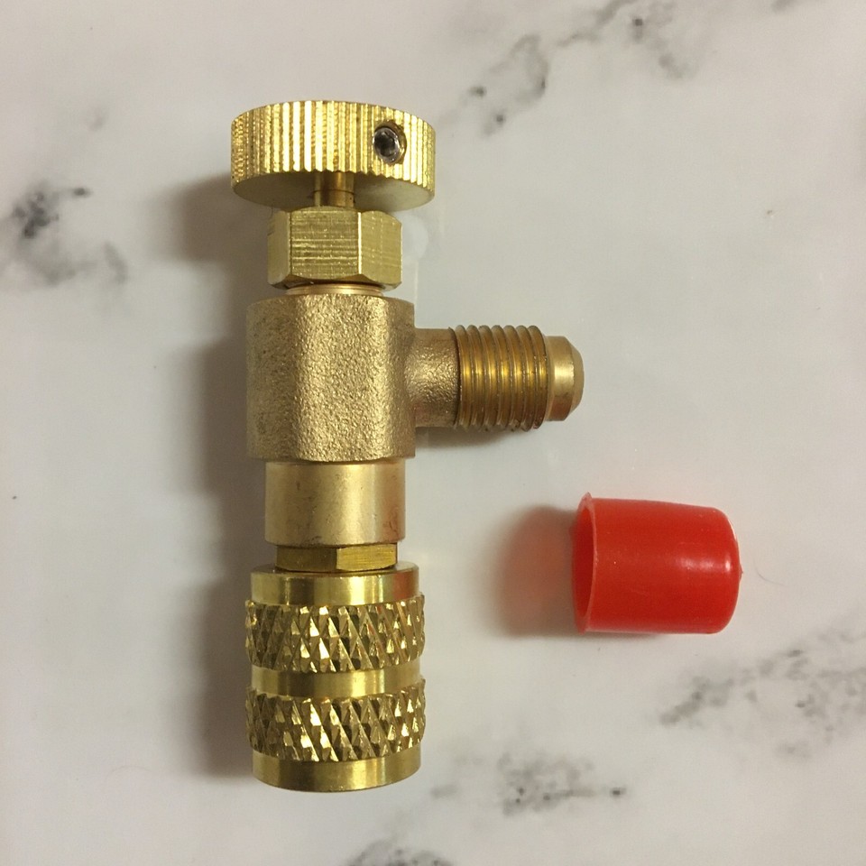 R410A Shut-off Valve, Air Conditioning Flow Control Valve-Adapter 1/4 ...