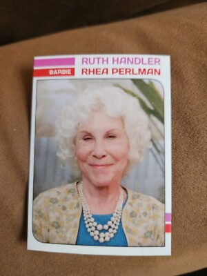 Rhea Perlman Custom Card - Played Ruth Handler In Barbie The Movie | eBay