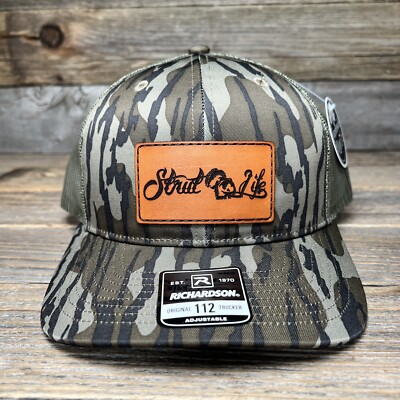 Strut Life Turkey Bottomlands Richardson Leather Patch Trucker Hat | eBay