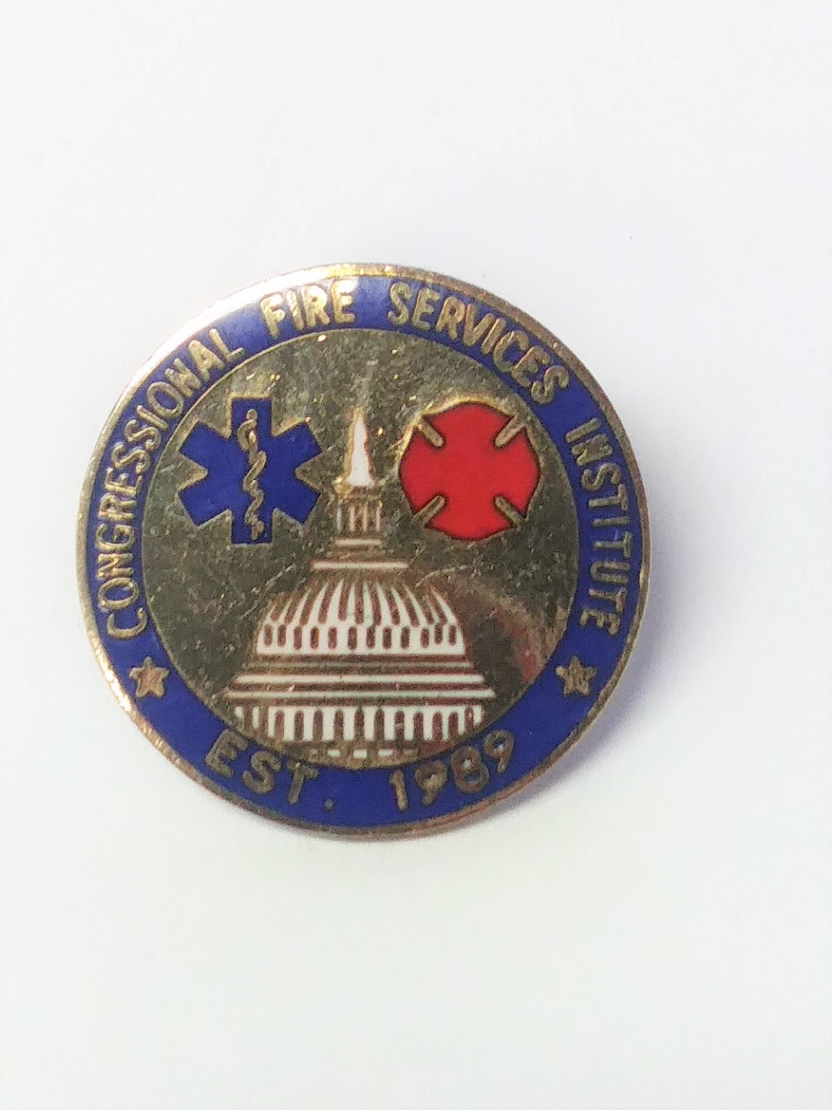 Congressional Fire Services Institute Est. 1989 Collectible Lapel Tack ...