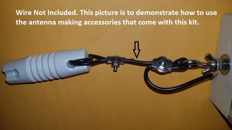 LEGAL LIMIT 1500W+ 9:1 End Fed antenna (Random Wire) Antenna kit. 160m ...