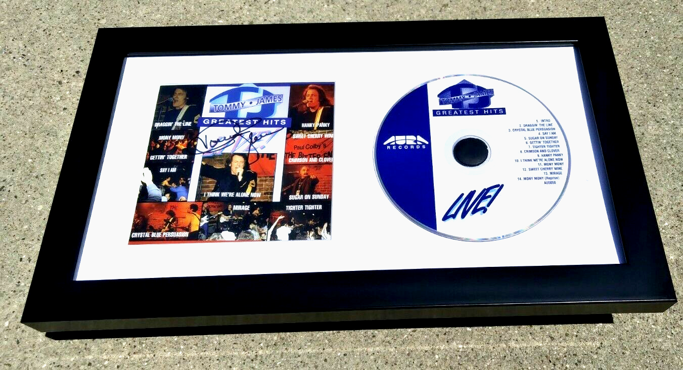 TOMMY JAMES Greatest Hits SIGNED + FRAMED CD Album | eBay