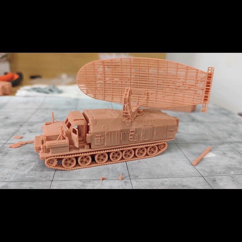 1/72 Tank Cold war Soviet "P40 Long Track search radar" kit Model (3D ...