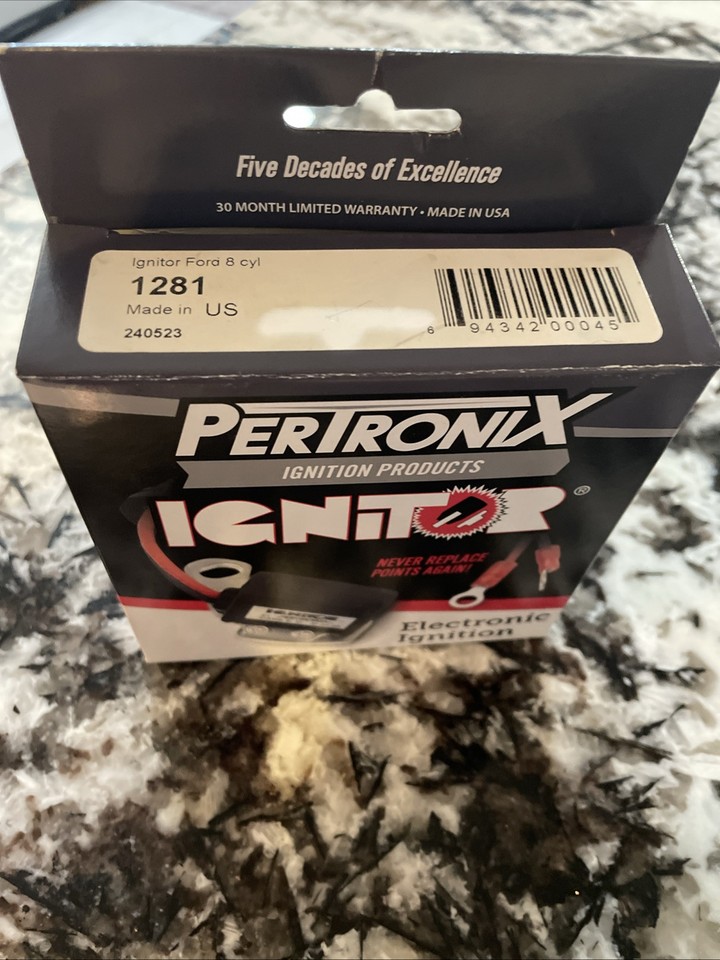 Pertronix Electronic Conversion Kit 1281, Ignitor for 57-74 Ford V8 ...