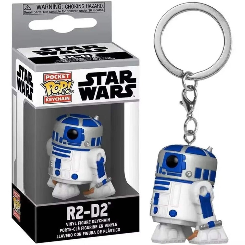 FUNKO POP Star Wars R2-D2 Keychains Keyrings Pop Keychain Toys | eBay
