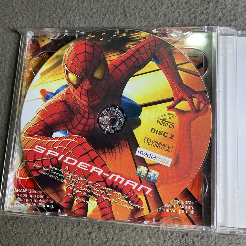 Spider-Man - Tobey Maguire Willem Dafoe (2002) VCD Movie - Malaysian ...