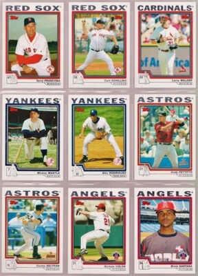2004 Topps Baseball Cards Singles U-Pick #275-533 NM **.25 Total ...