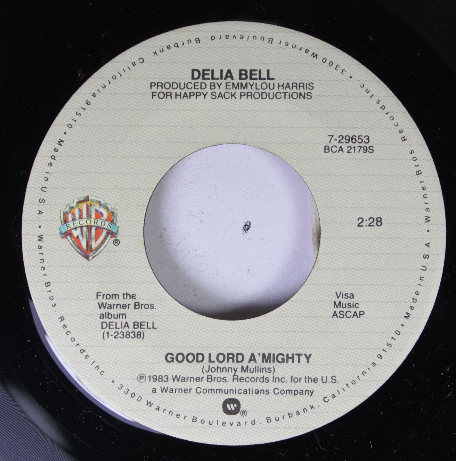 Country 45 Delia Bell - Good Lord A'Mighty / Flame In My Heart On ...