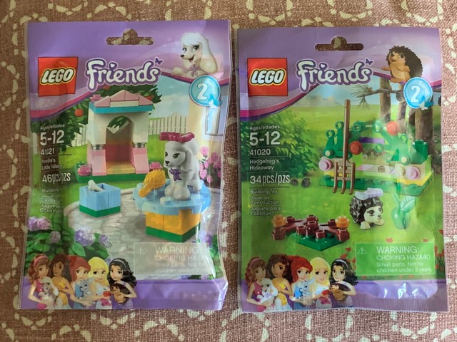 LEGO FRIENDS PETS SERIES 1 2 MINI-FIGURES SET HEDGEHOG POODLE | eBay