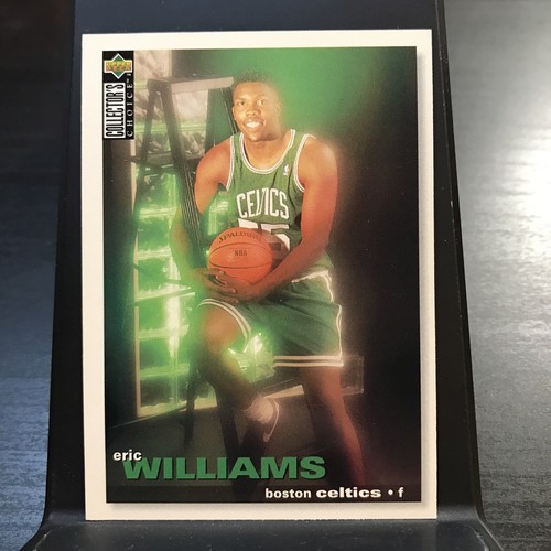 1995-96 Collector's Choice Celtics Basketball Card #309 Eric Williams ...