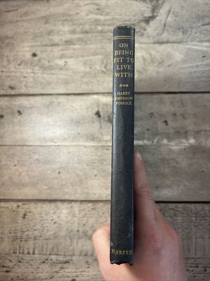 1946 Antique Book "On Being Fit to Live With: Sermons on Post-War ...