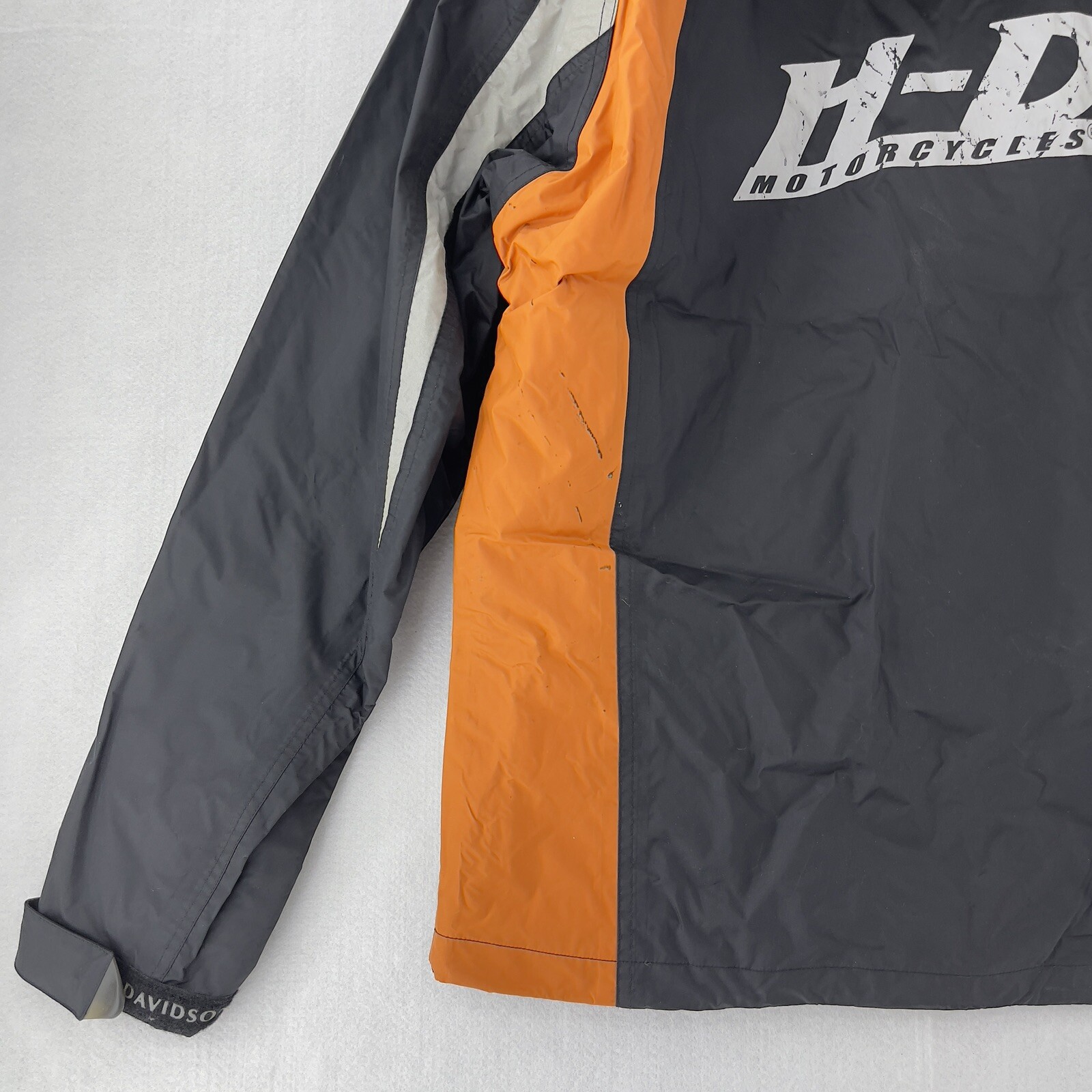 Harley Davidson HD Motorcycle Jacket Windbreaker Nylo… - Gem