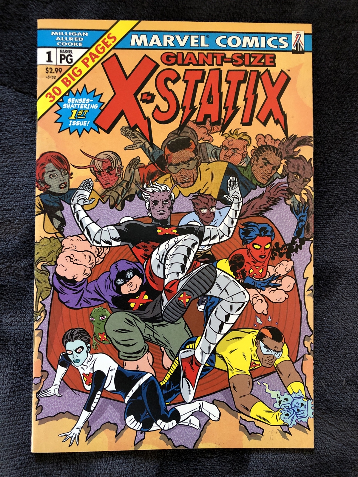 X-Statix #1 - GIANT SIZE X-MEN HOMAGE COVER! Marvel Allred - Milligan ...