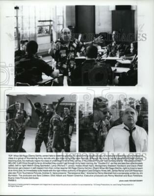 1994 Press Photo Danny DeVito & Greg Sporleder in Renaissance Man ...