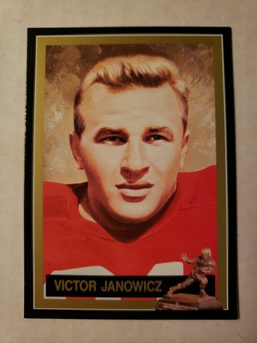 1992 Heisman Series I #16 Vic Janowicz 1950 Ohio State Buckeyes | eBay