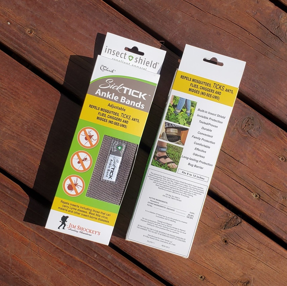 SickTick Tick and Chigger Repellent Ankle Bands with InsectShield ...