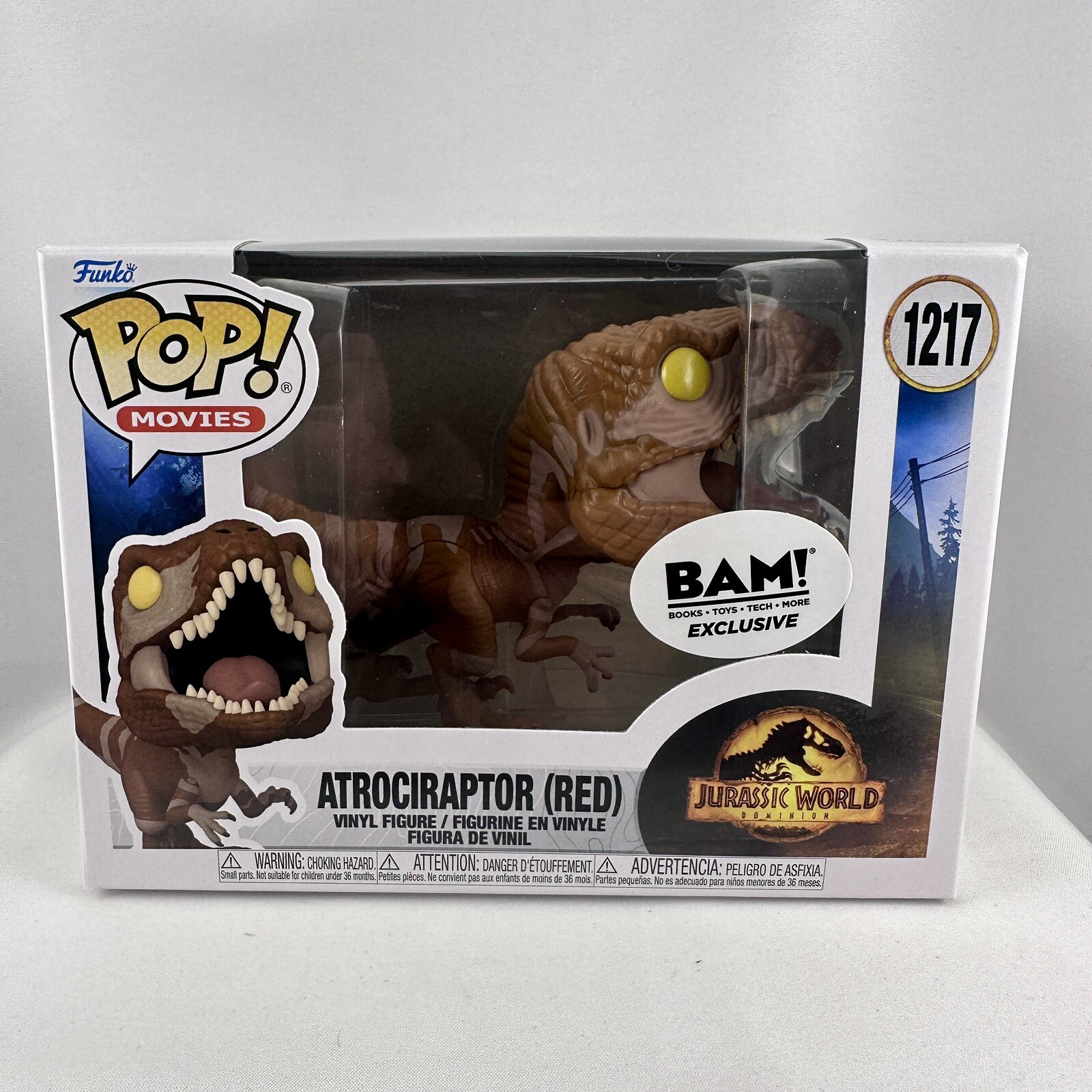 Funko Pop! Jurassic World Dominion Atrociraptor Red #1217 BAM Exclusive ...