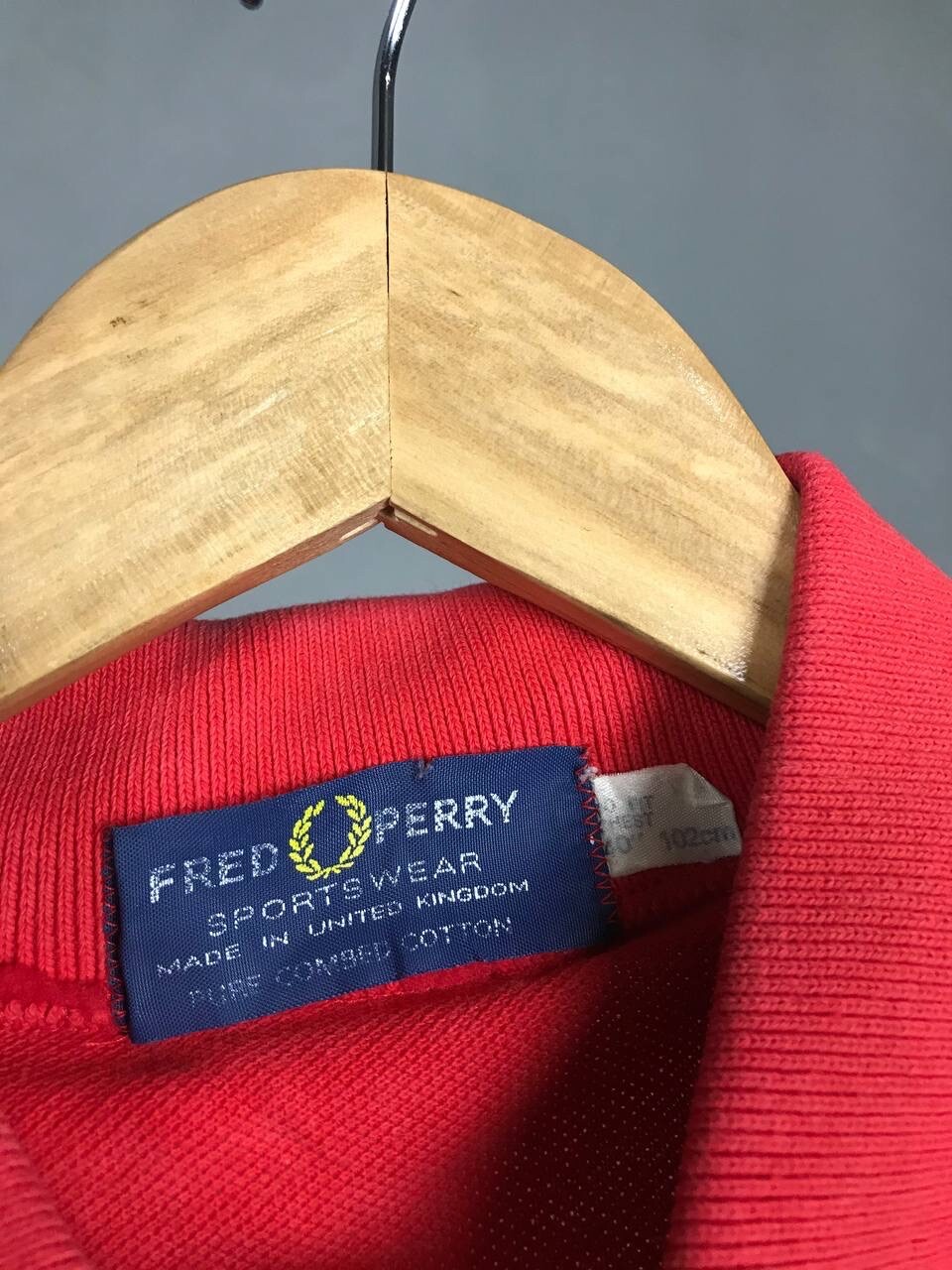 Fred Perry vintage rare logo designer polo tee men - Gem