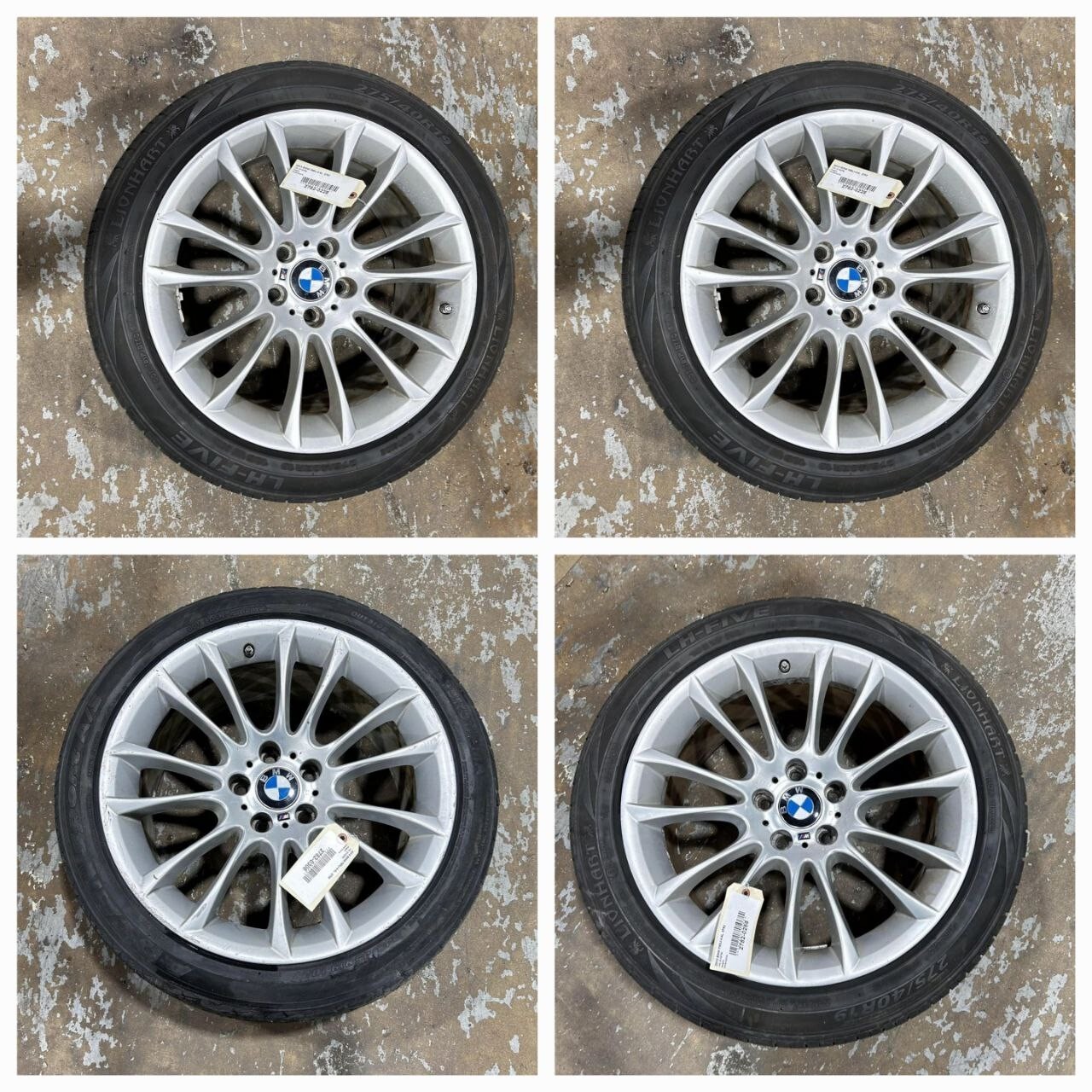 2009-2015 BMW 750LI WHEEL 19 INCH RIM 302M Style TIRE 275/40ZR19 SET ...