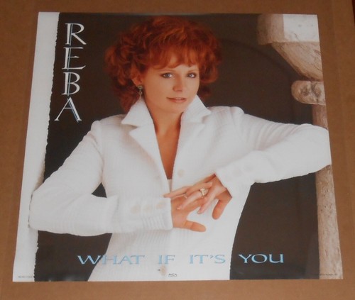Reba McEntire What if its You 2- Sided 1998 Original Promo Poster 24x24 ...