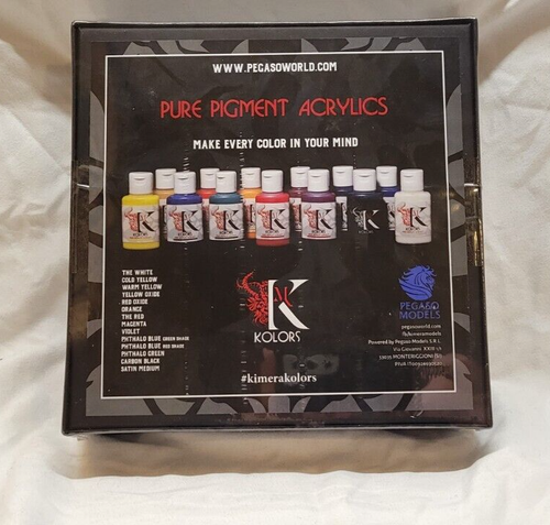 Kimera Kolors – Base paint set, 14 Acrylic miniature paints, USA Ship ...