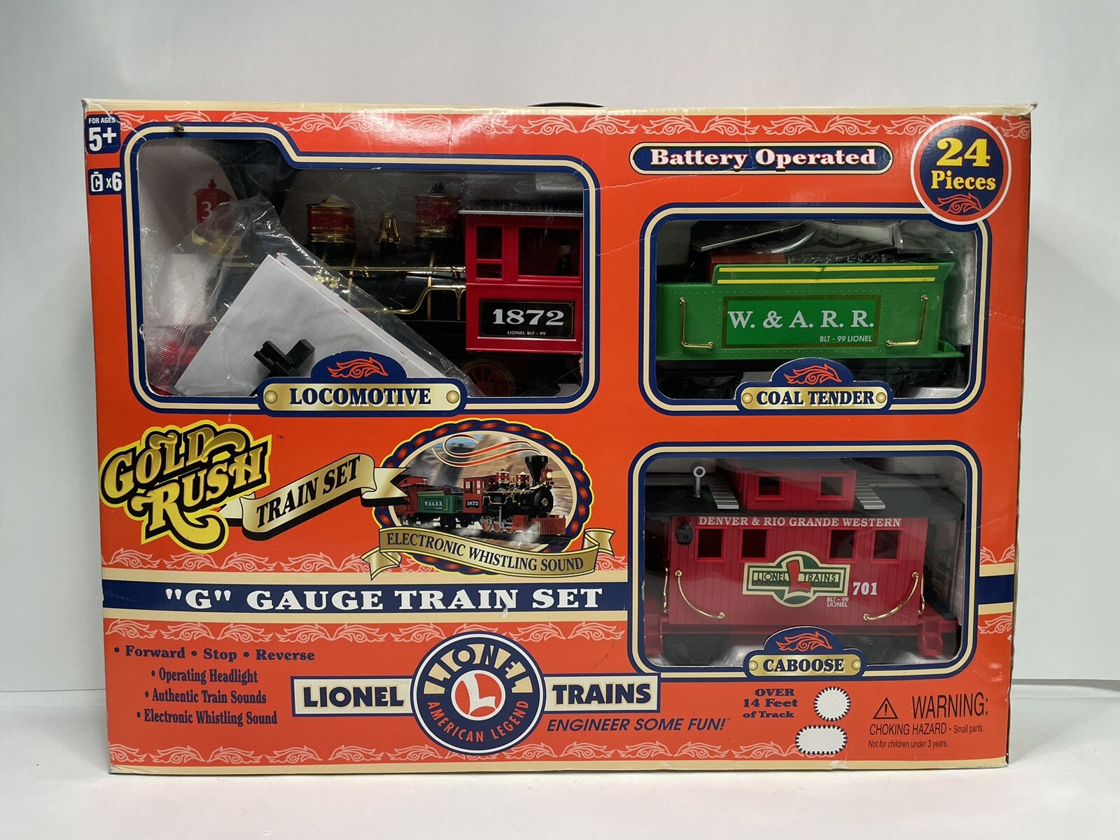 LIONEL TRAINS GOLD RUSH G GAUGE TRAIN SET | eBay