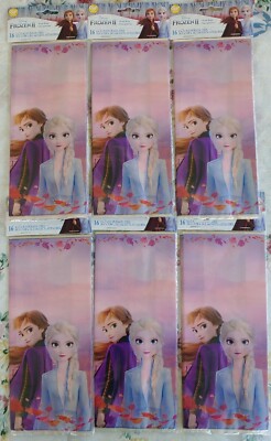 6 packs of Disney’s Frozen II Treat Bags Elsa and Anna, (16×6=96) | eBay