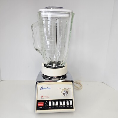 Vtg OSTER Osterizer 14 Speed Blender w/Glass Pitcher 5 Cup 848-31N | eBay