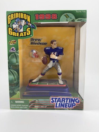 DREW BLEDSOE 1998 Starting Lineup Gridiron Greats Football NFL Dallas ...