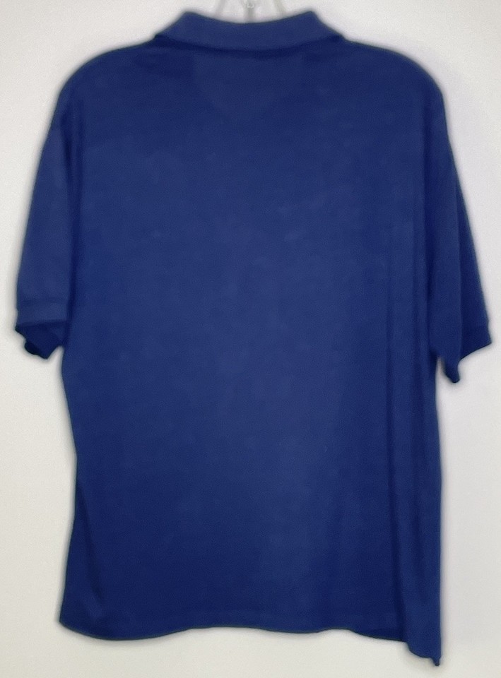 Fred P. Otts Faneuil Hall Boston Employee Staff Blue Polo Shirt Trashed ...