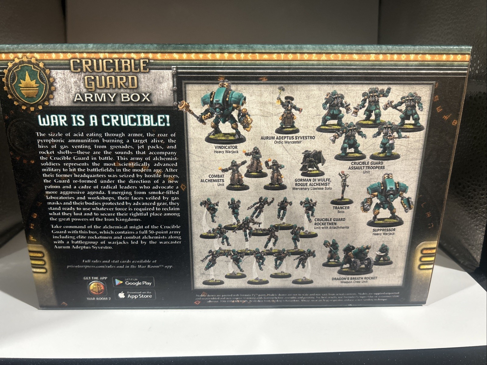 Warmachine Crucible Guard Army Box Starter Set New!! Lot 875582023064| eBay