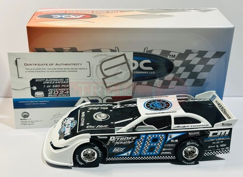 1 24 ADC 2024 Dirt Late Model *SCOTT BLOOMQUIST* #0 Tribute Car ...